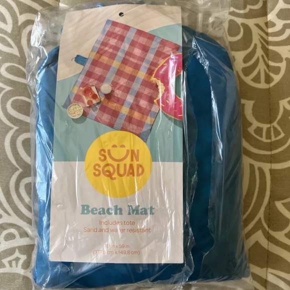 Sun Squad | Bath | Sun Squad Beach Mat 7 X 59 Includes 2 Tote Sand And ...